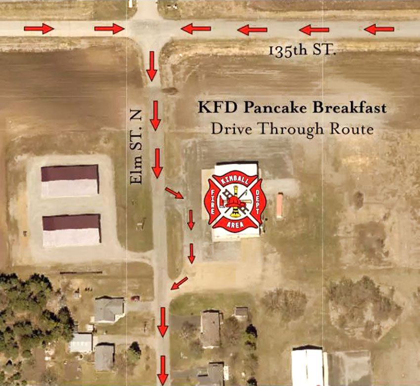 Kimball Firemen’s drive-thru breakfast - Tri-County News